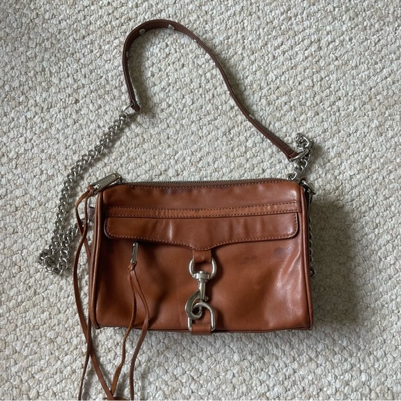 Rebecca Minkoff | Bags | Rebecca Minkoff Brown Leather Crossbody | Poshmark